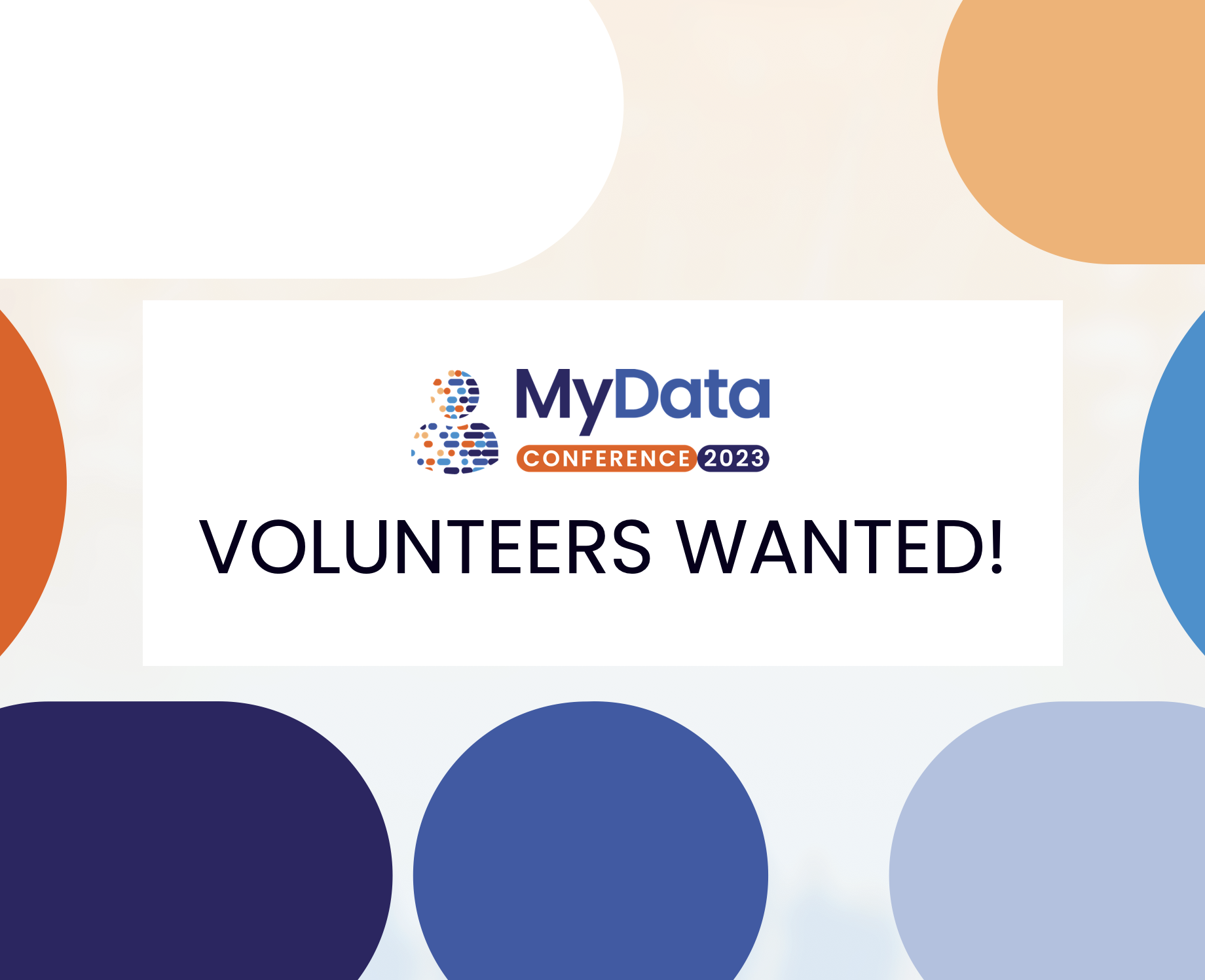 MyData 2023 Conference: Volunteer Recruitment
