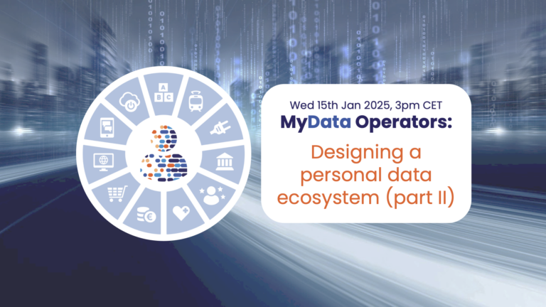 Operators Group: Personal Data Ecosystem Design (part II)